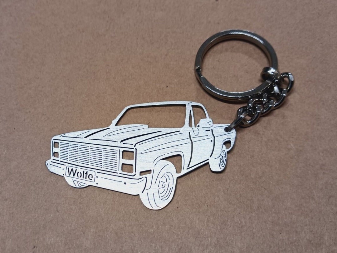 Chevrolet C10 1984 Custom Key Chain, Birthday Gift for Him ...