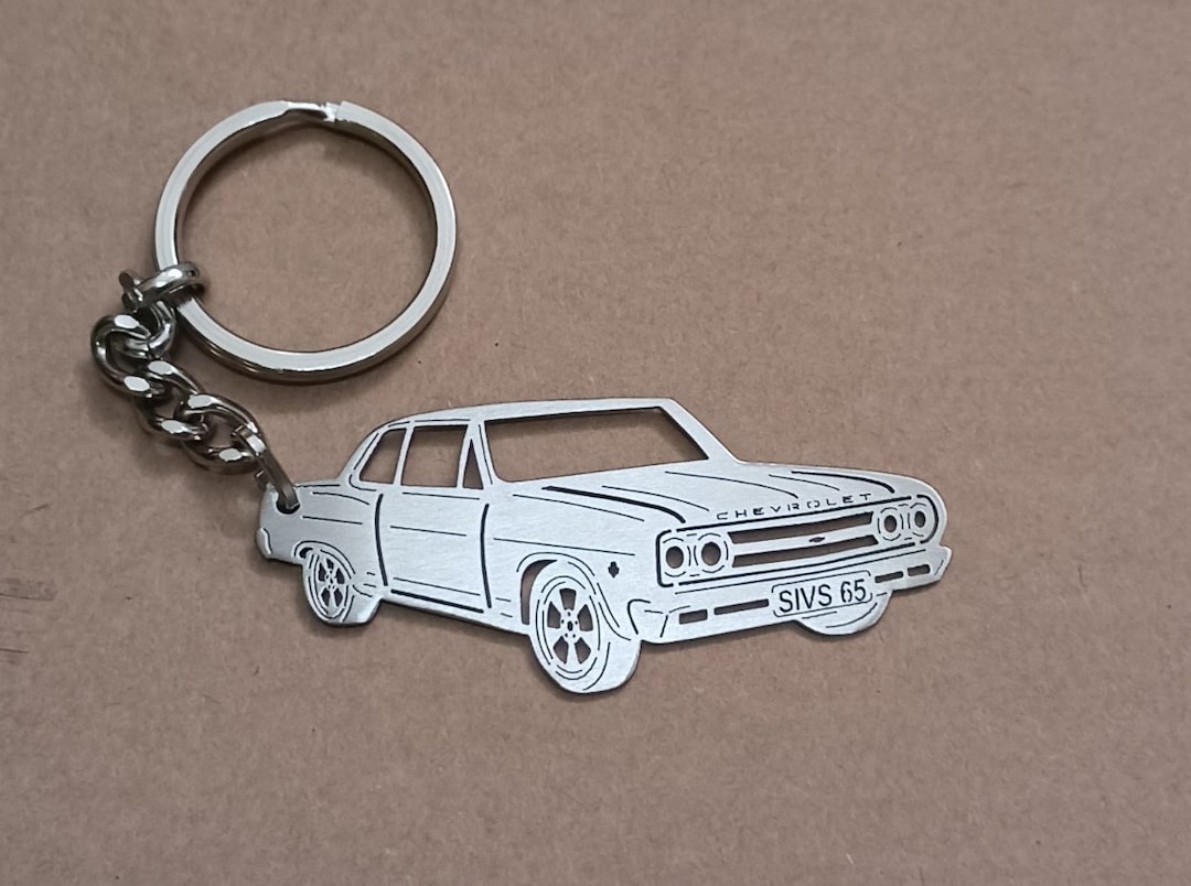1965 Chevelle - Malibu SS Custom Key Chain, Birthday Gift for Him ...