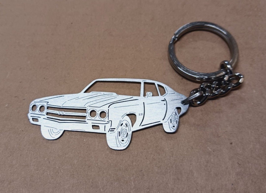 1970 Chevelle Ss 396 Custom Key Chain, Birthday Gift for Him ...