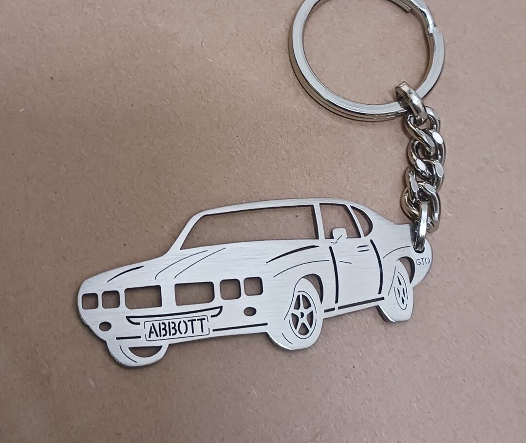 GTO Custom Key Chain, Birthday Gift for Him, Personalized Stainless ...