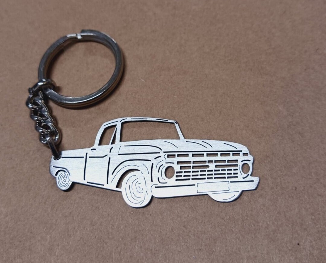 1966 F100 Long Bed Custom Key Chain, Birthday Gift for Him ...