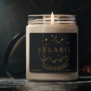 Velaris City ACOTAR Candle Velaris Court of Dreams Candle the Night ...