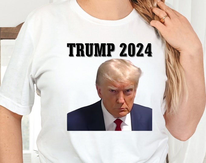 Donald Trump Mugshot Shirt Trump 2024 T-shirt Trump Mugshot Tee Shirt ...