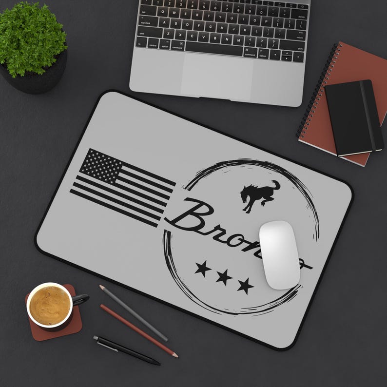 Ford Bronco Desk Mat Ford Bronco Mouse Pad Off-roading Desk Mat Bronco ...