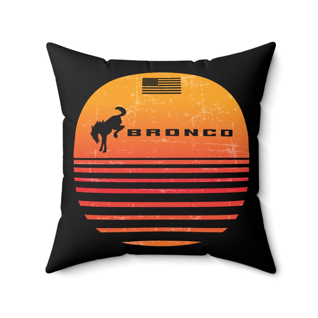 Ford Bronco Pillow Ford Bronco Throw Pillow Off-roading Pillow ...