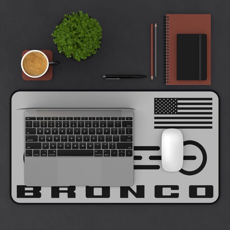 Ford Bronco Desk Mat Ford Bronco Mouse Pad Off-roading Desk Mat Bronco ...