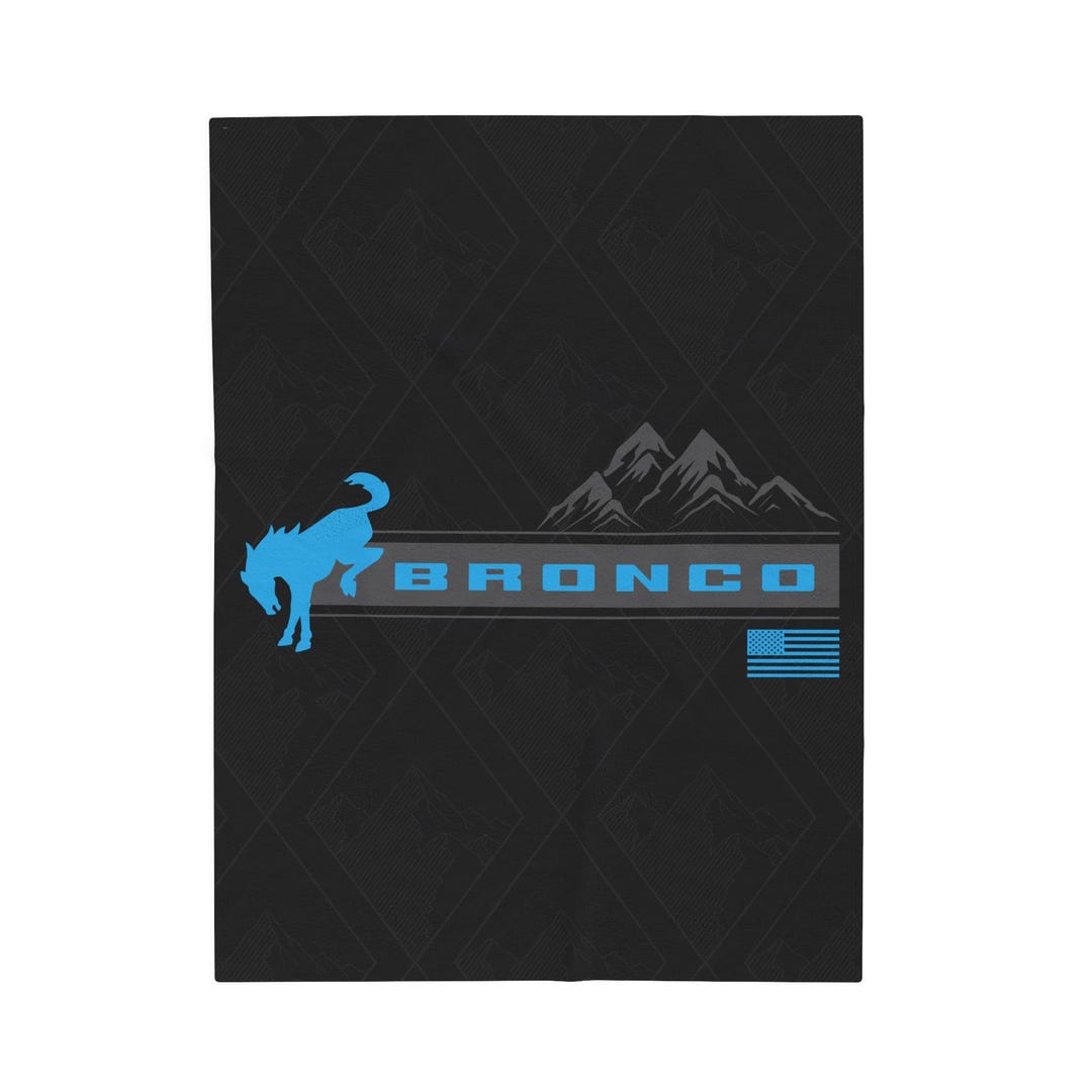 Ford Bronco Velveteen Plush Blanket Off-roading Velveteen Plush Blanket ...