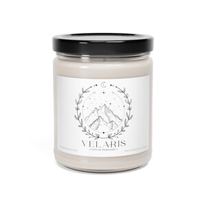Velaris City ACOTAR Candle Velaris Court of Dreams Candle the Night ...