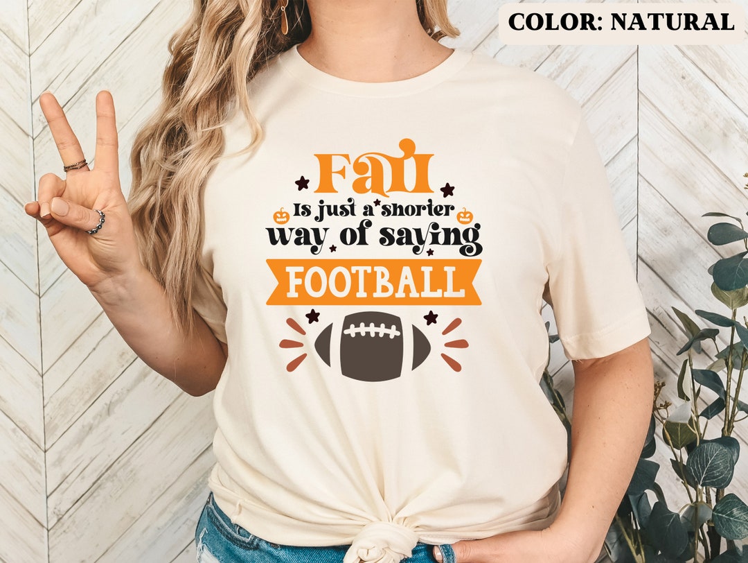 Fall Football Shirt Fall Football Pumpkin Shirt Cute Fall Stars T-shirt ...