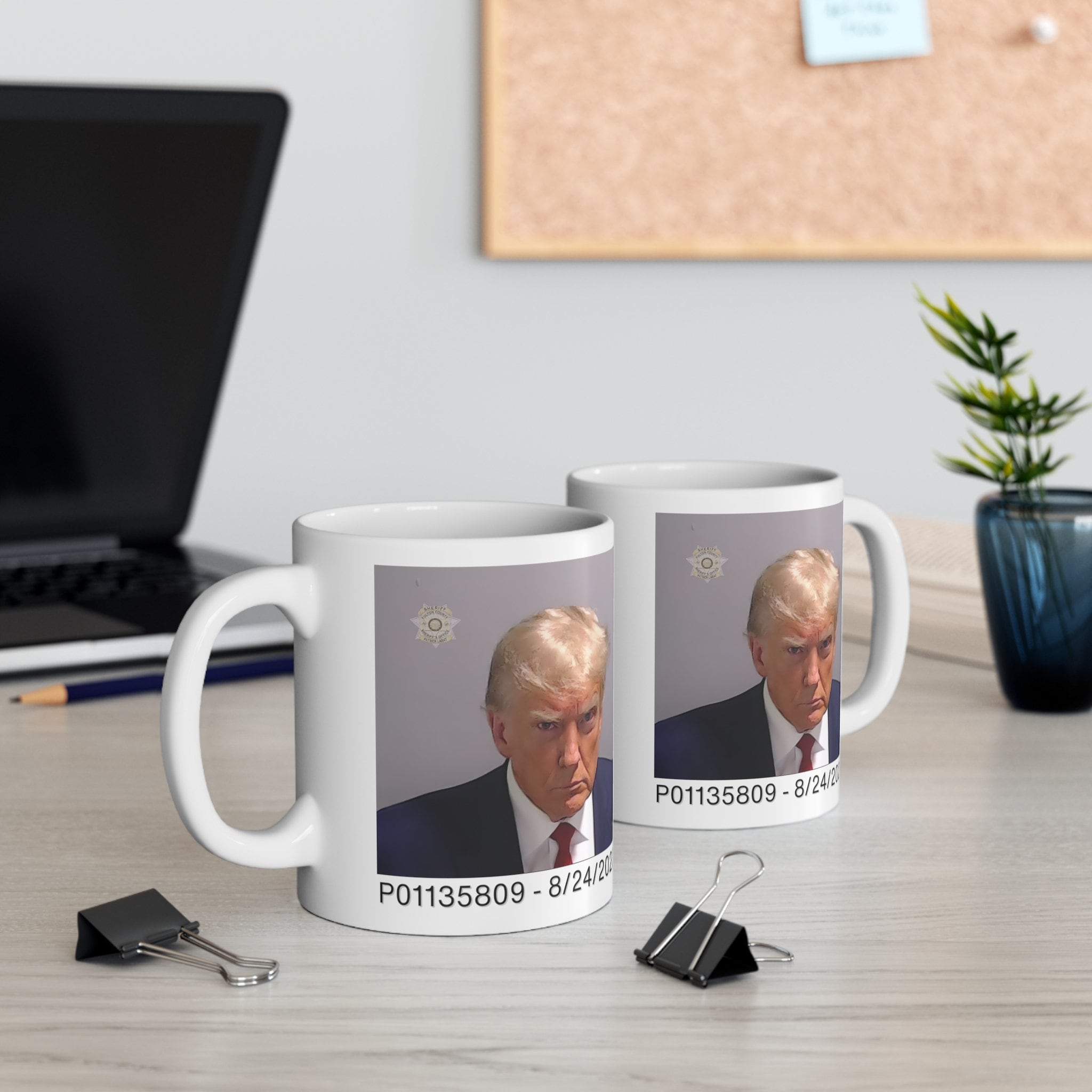 Donald Trump Mugshot Coffee Mug Trump Prison Cup Anti Trump - Etsy