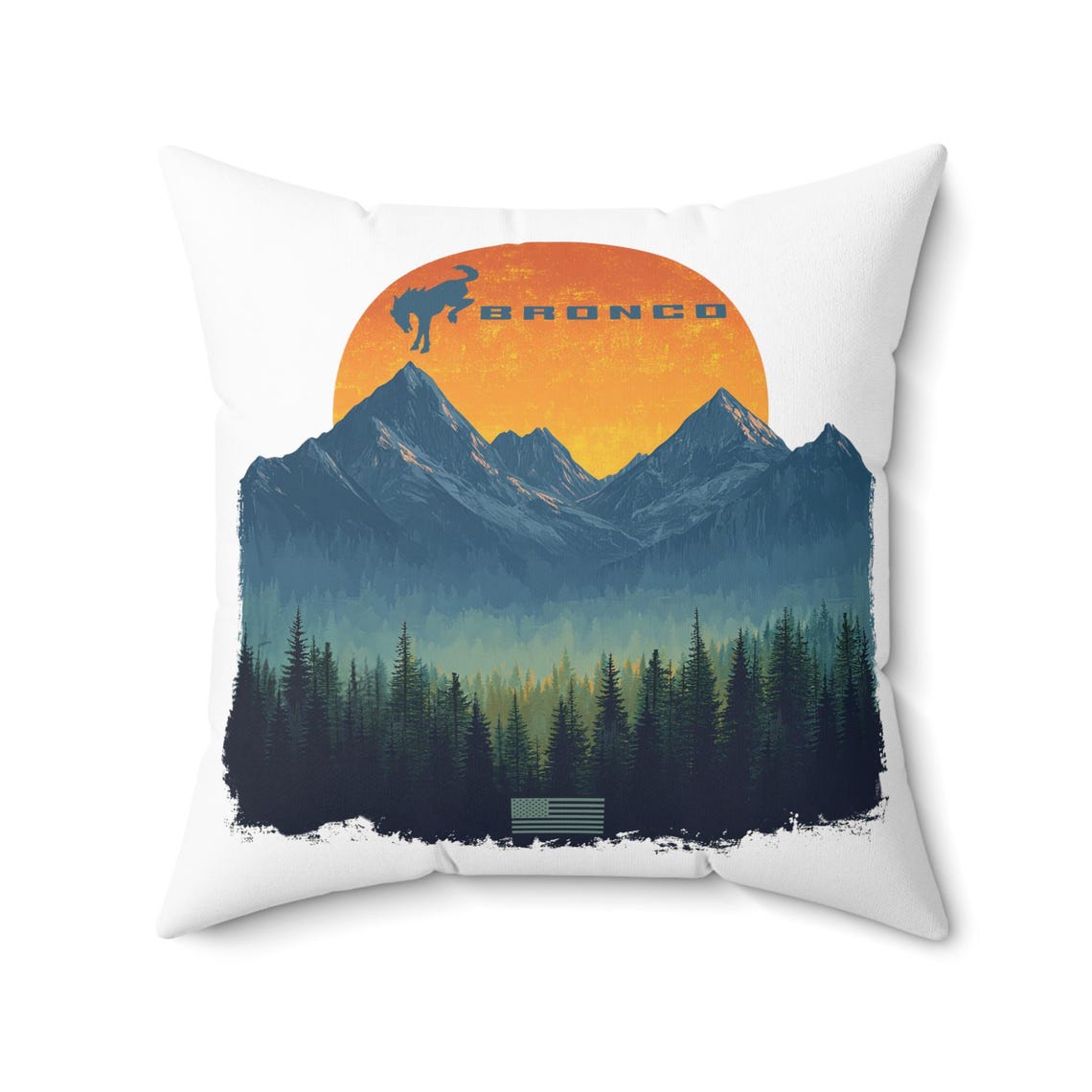 Ford Bronco Pillow Ford Bronco Throw Pillow Off-roading Pillow ...