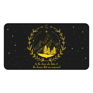 Velaris City ACOTAR Desk Mat Velaris Court of Dreams Desk Mat the Night ...