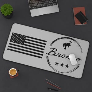 Ford Bronco Desk Mat Ford Bronco Mouse Pad Off-roading Desk Mat Bronco ...