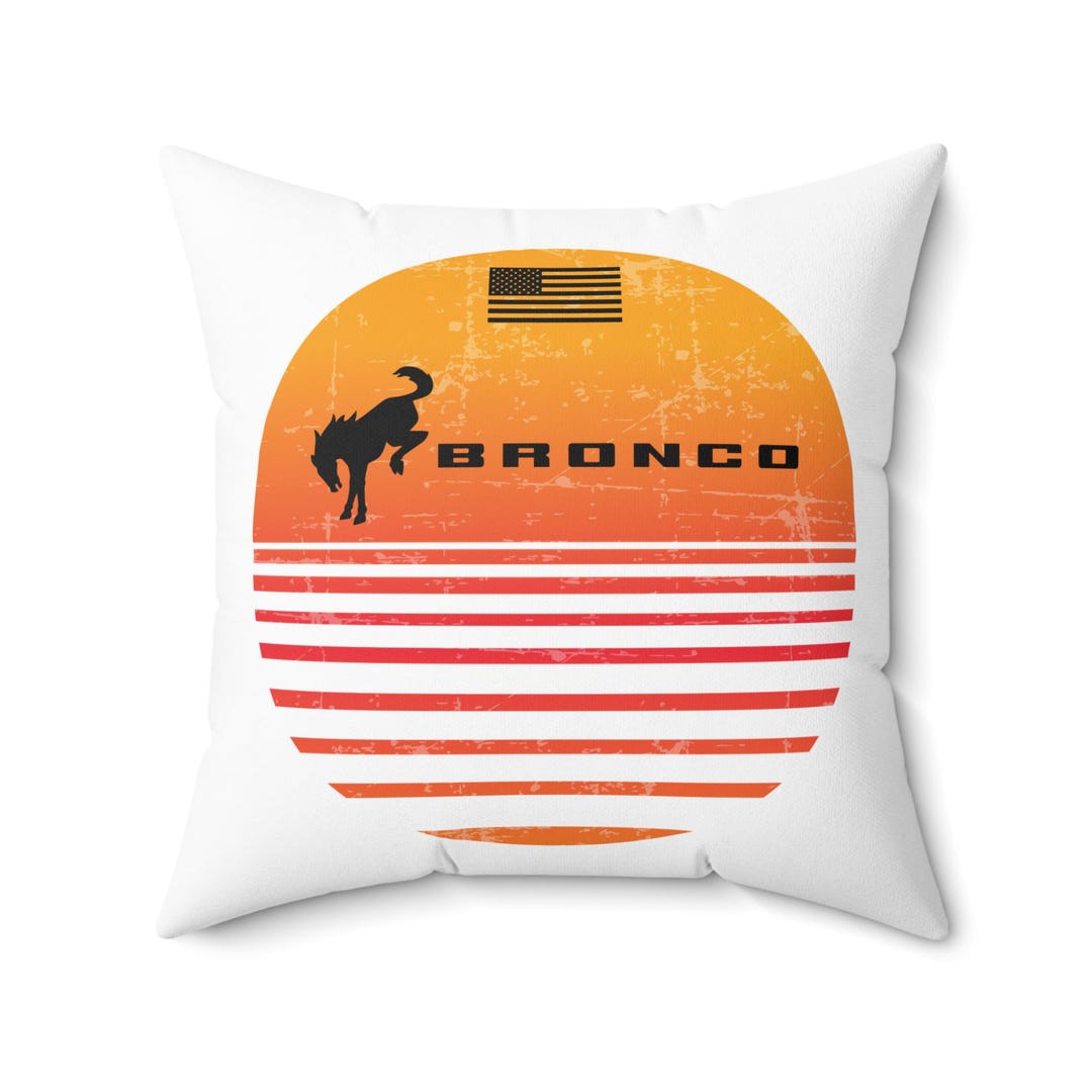 Ford Bronco Pillow Ford Bronco Throw Pillow Off-roading Pillow ...