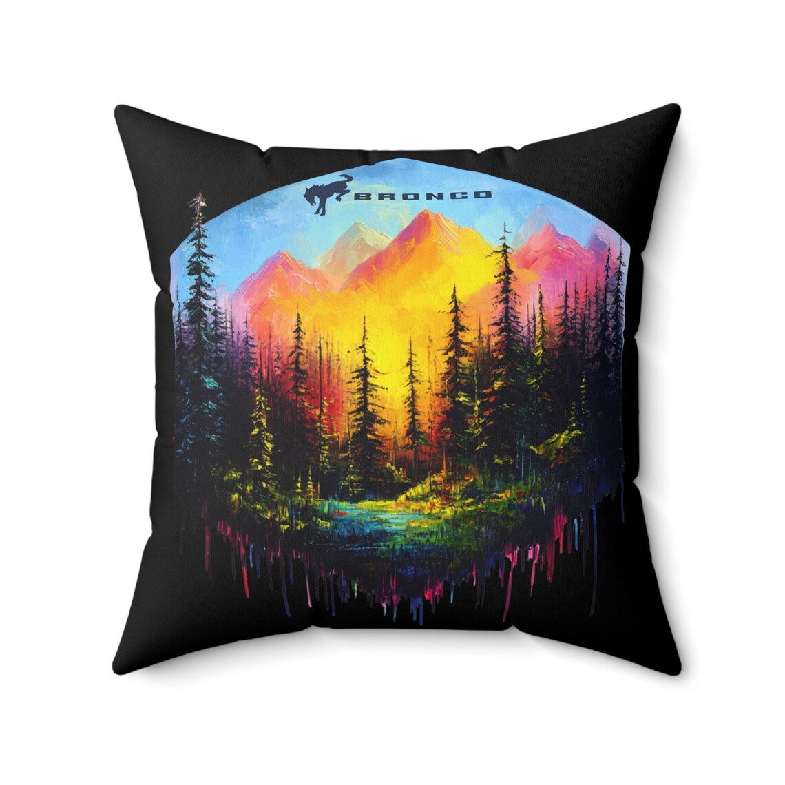 Ford Bronco Pillow Ford Bronco Throw Pillow Off-roading Pillow ...