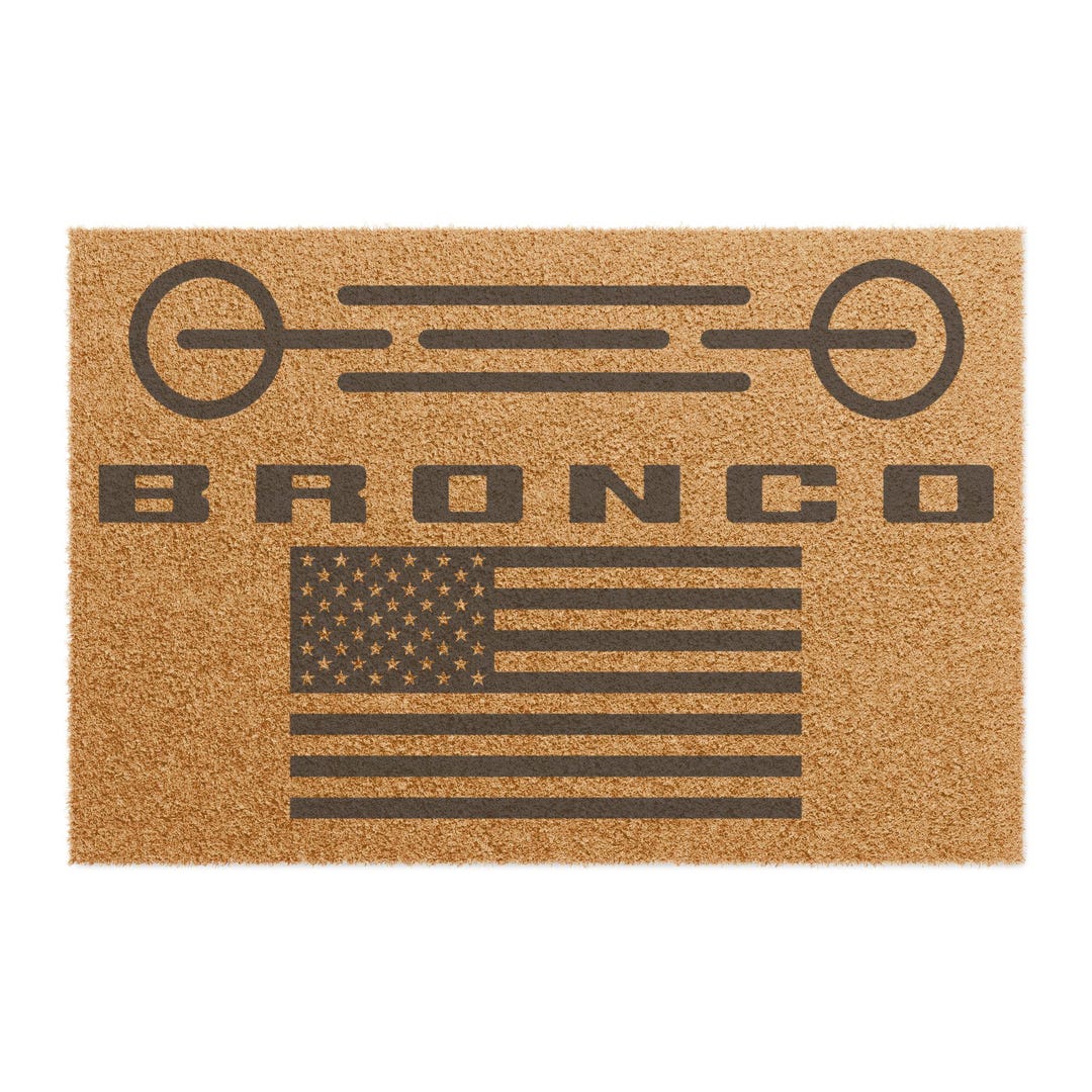 Ford Bronco Doormat Ford Bronco Welcome Outdoor Mat Ford Bronco Outdoor ...