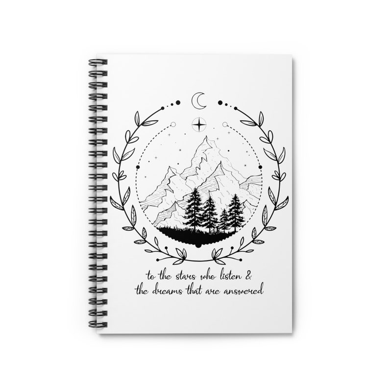 Velaris City ACOTAR Spiral Notebook Velaris Court of Dreams Journal the ...