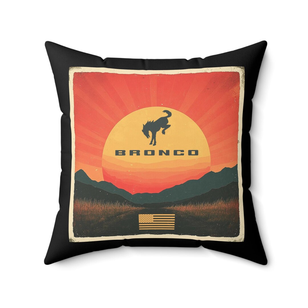 Ford Bronco Pillow Ford Bronco Throw Pillow Off-roading Pillow ...