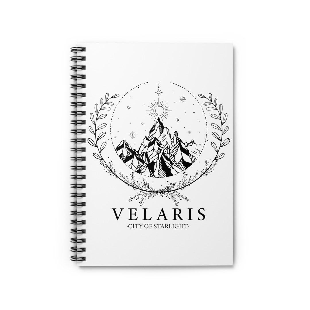 Velaris City ACOTAR Spiral Notebook Velaris Court of Dreams Journal the ...