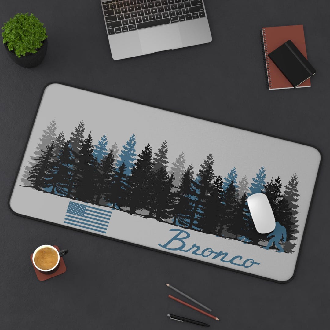 Ford Bronco Desk Mat Ford Bronco Mouse Pad Off-roading Desk Mat Bronco ...