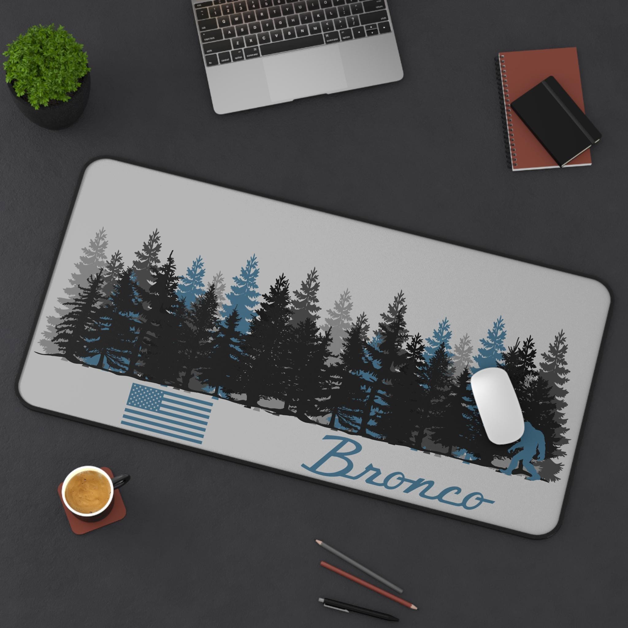 Ford Bronco Desk Mat Ford Bronco Mouse Pad Off-roading Desk Mat Bronco ...