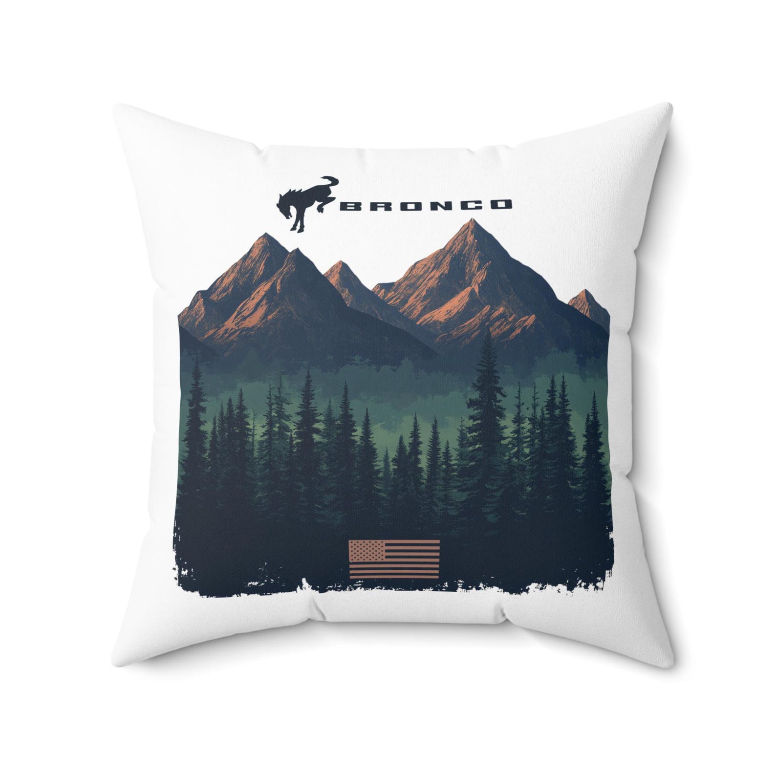 Ford Bronco Pillow Ford Bronco Throw Pillow Off-roading Pillow ...