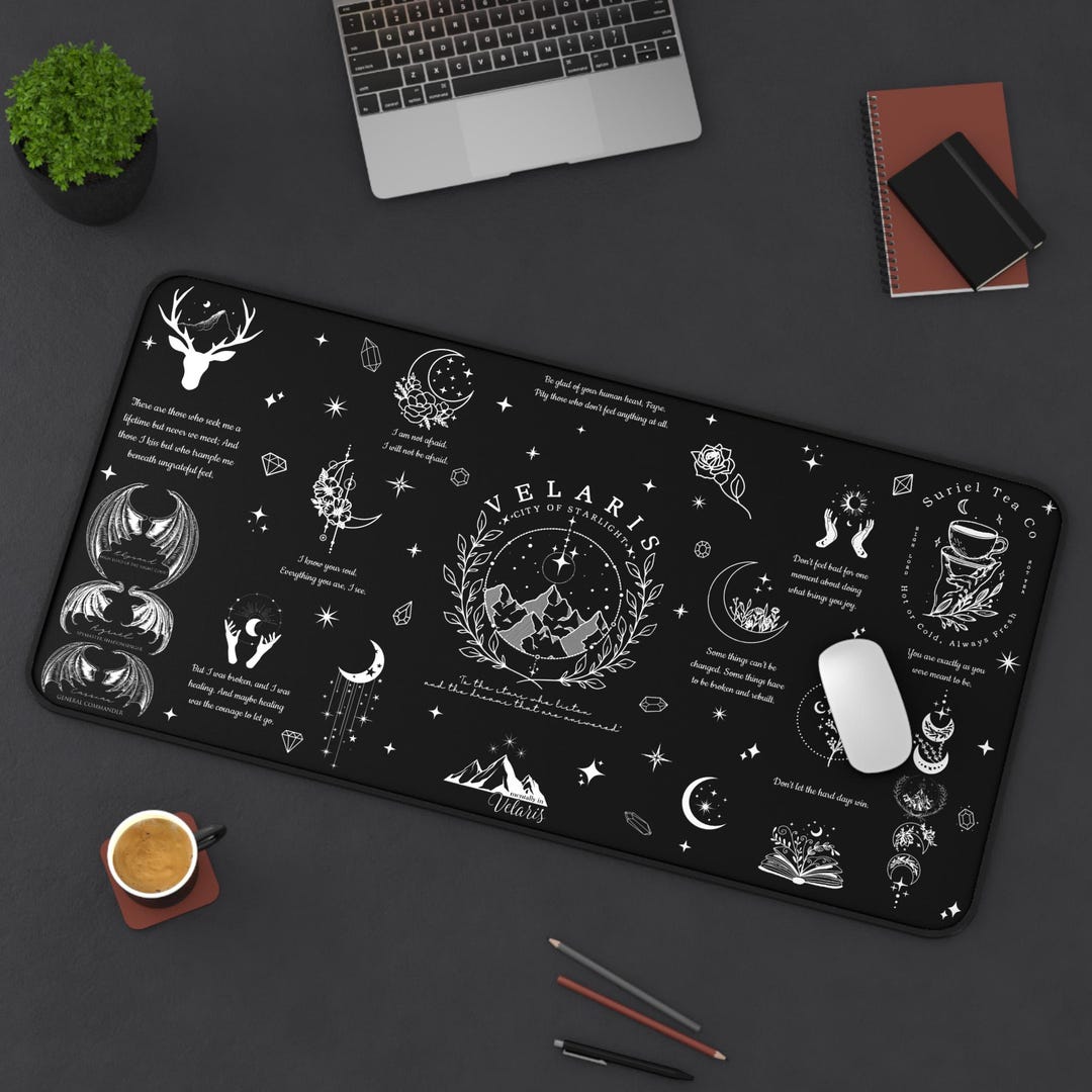 Velaris City ACOTAR Desk Mat Velaris Court of Dreams Desk Mat the Night ...