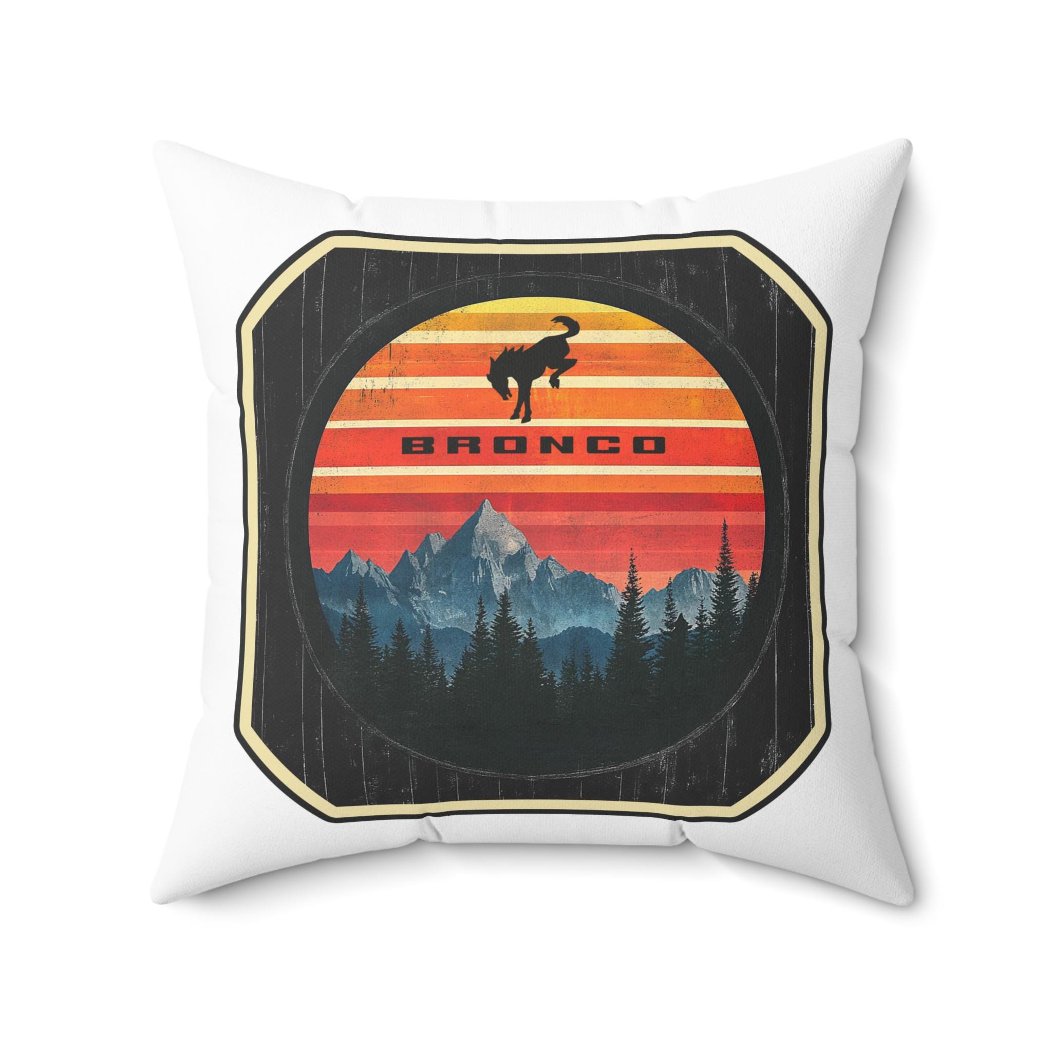 Ford Bronco Pillow Ford Bronco Throw Pillow Off-roading Pillow ...
