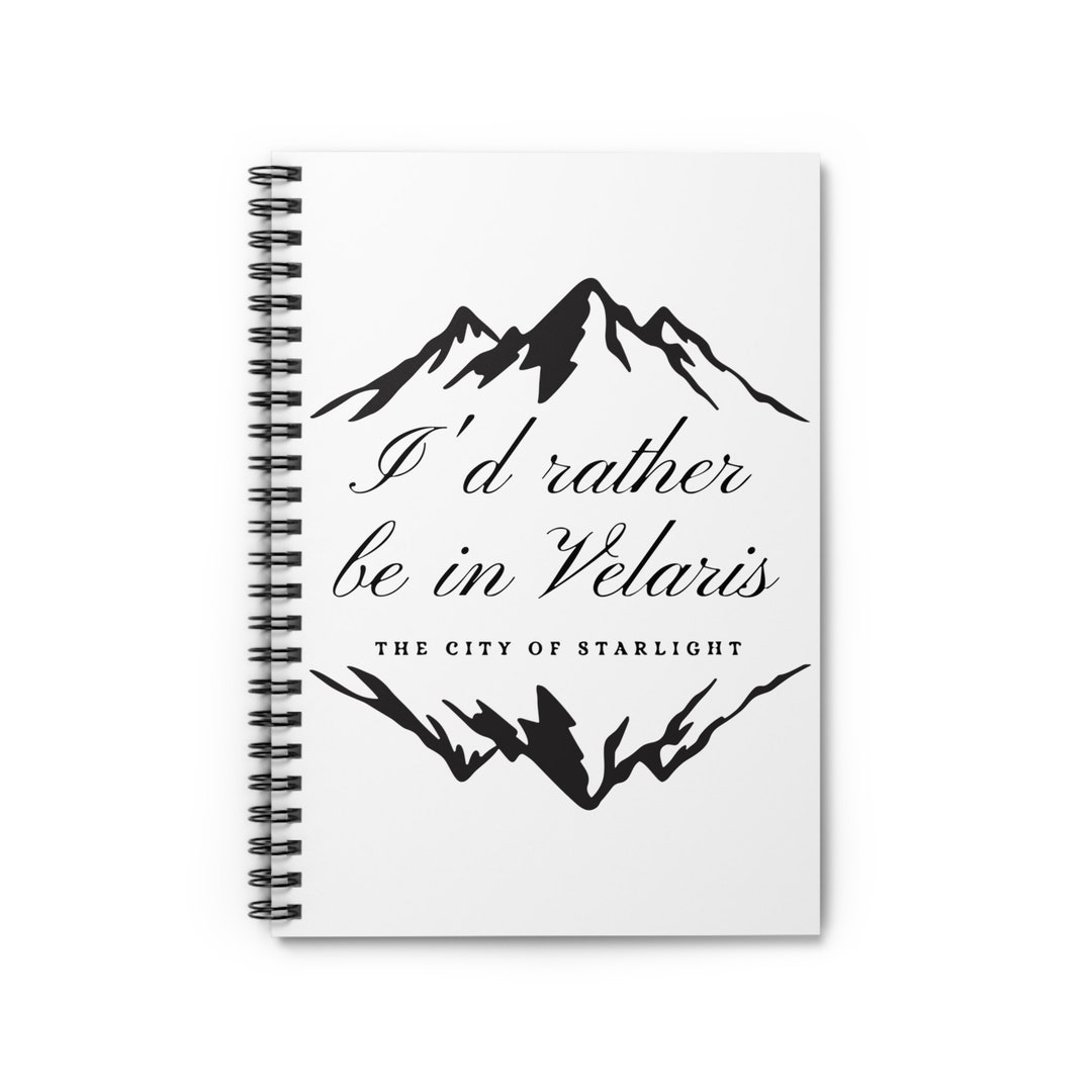Velaris City ACOTAR Spiral Notebook Velaris Court of Dreams Journal the ...