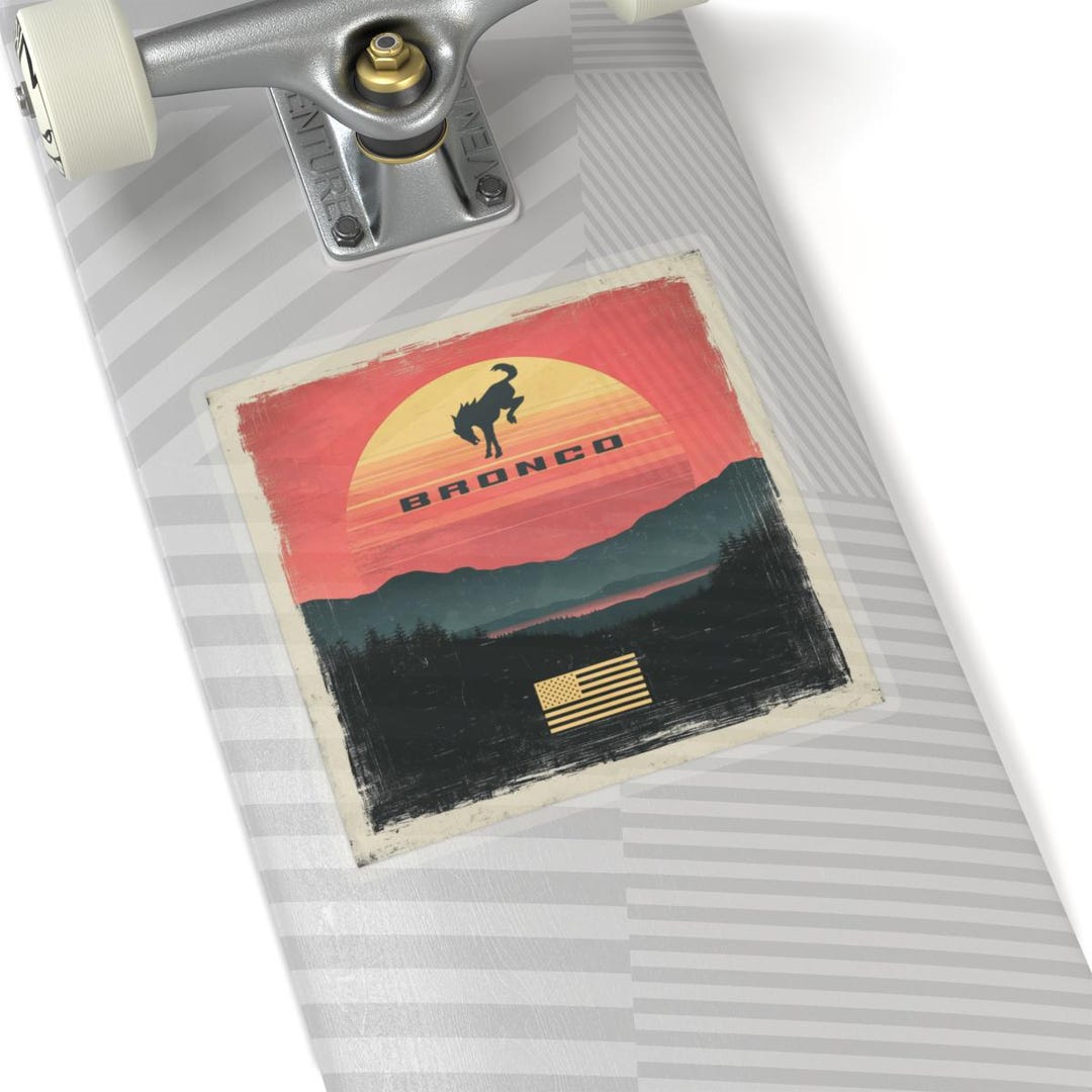 Ford Bronco Kiss-cut Sticker Bronco Vinyl Sticker Bronco Sticker Bronco ...