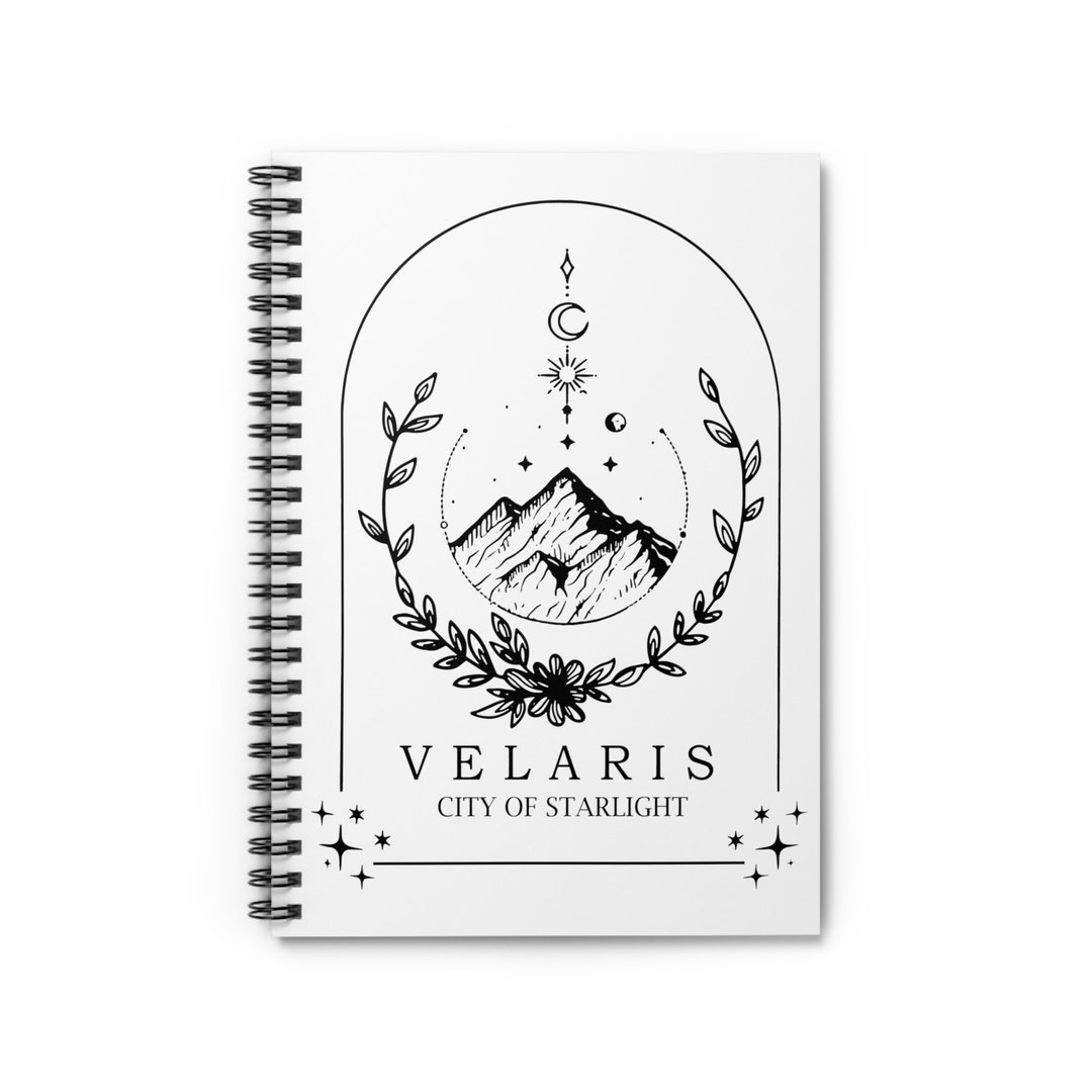 Velaris City ACOTAR Spiral Notebook Velaris Court of Dreams Journal the ...