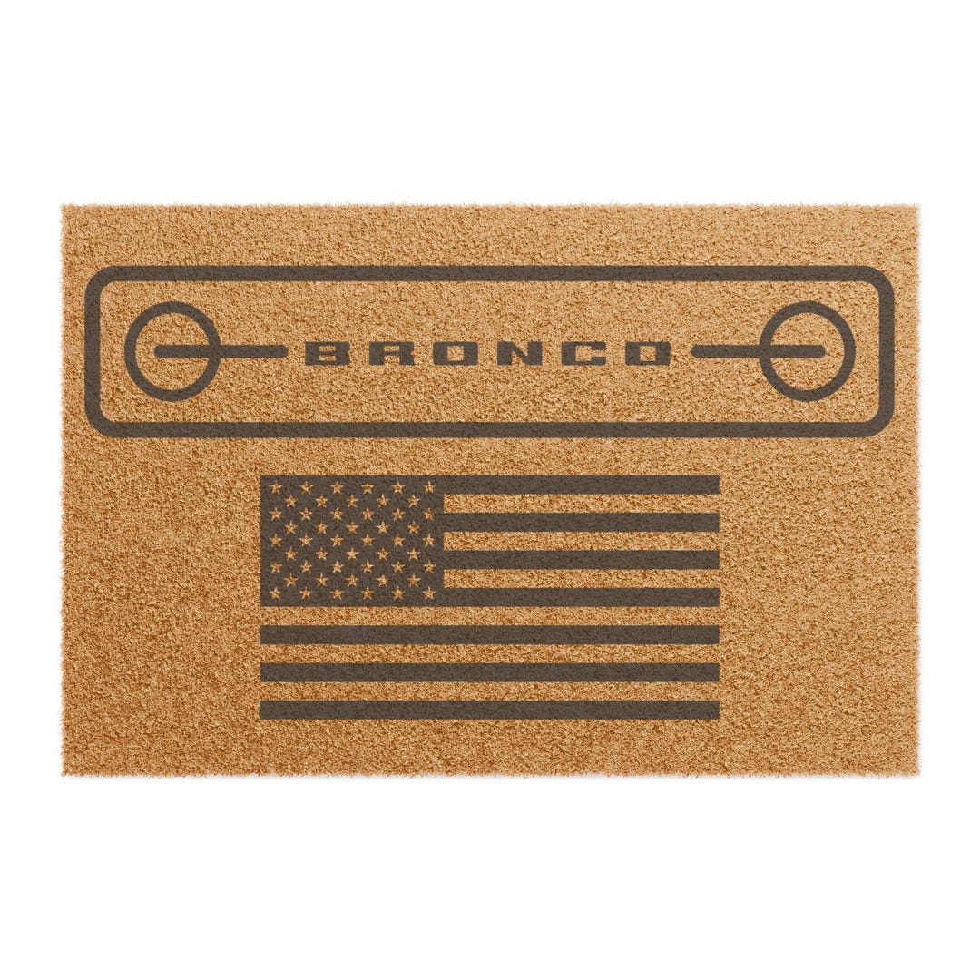 Ford Bronco Doormat Ford Bronco Welcome Outdoor Mat Ford Bronco Outdoor ...