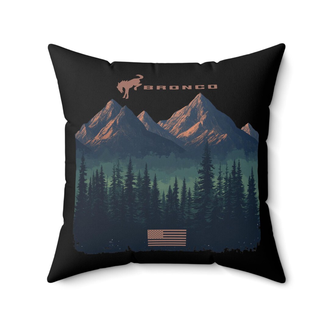 Ford Bronco Pillow Ford Bronco Throw Pillow Off-roading Pillow ...