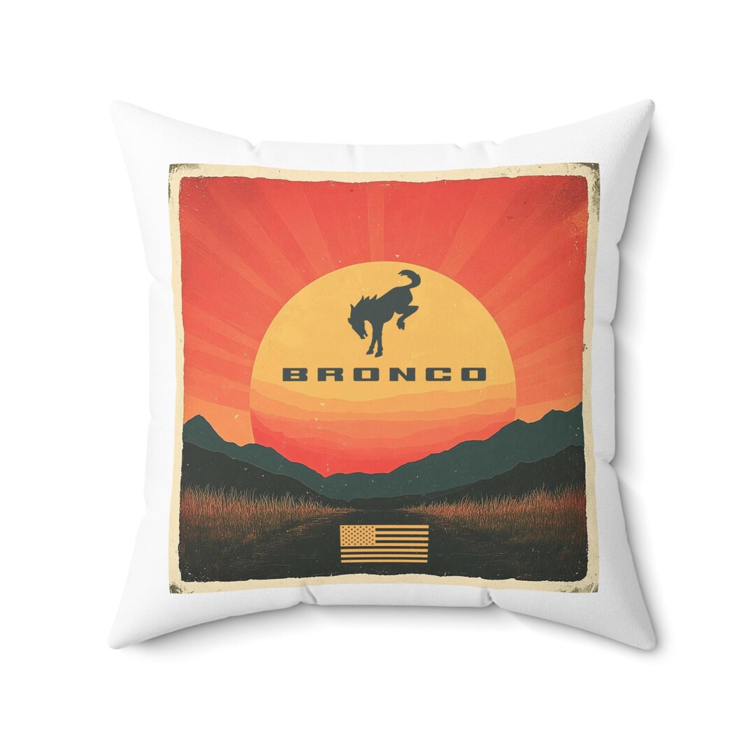 Ford Bronco Pillow Ford Bronco Throw Pillow Off-roading Pillow ...