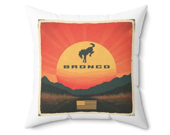 Ford Bronco Pillow Ford Bronco Throw Pillow Off-roading Pillow ...
