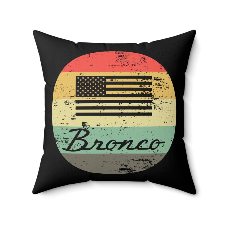 Ford Bronco Pillow Ford Bronco Throw Pillow Off-roading Pillow ...