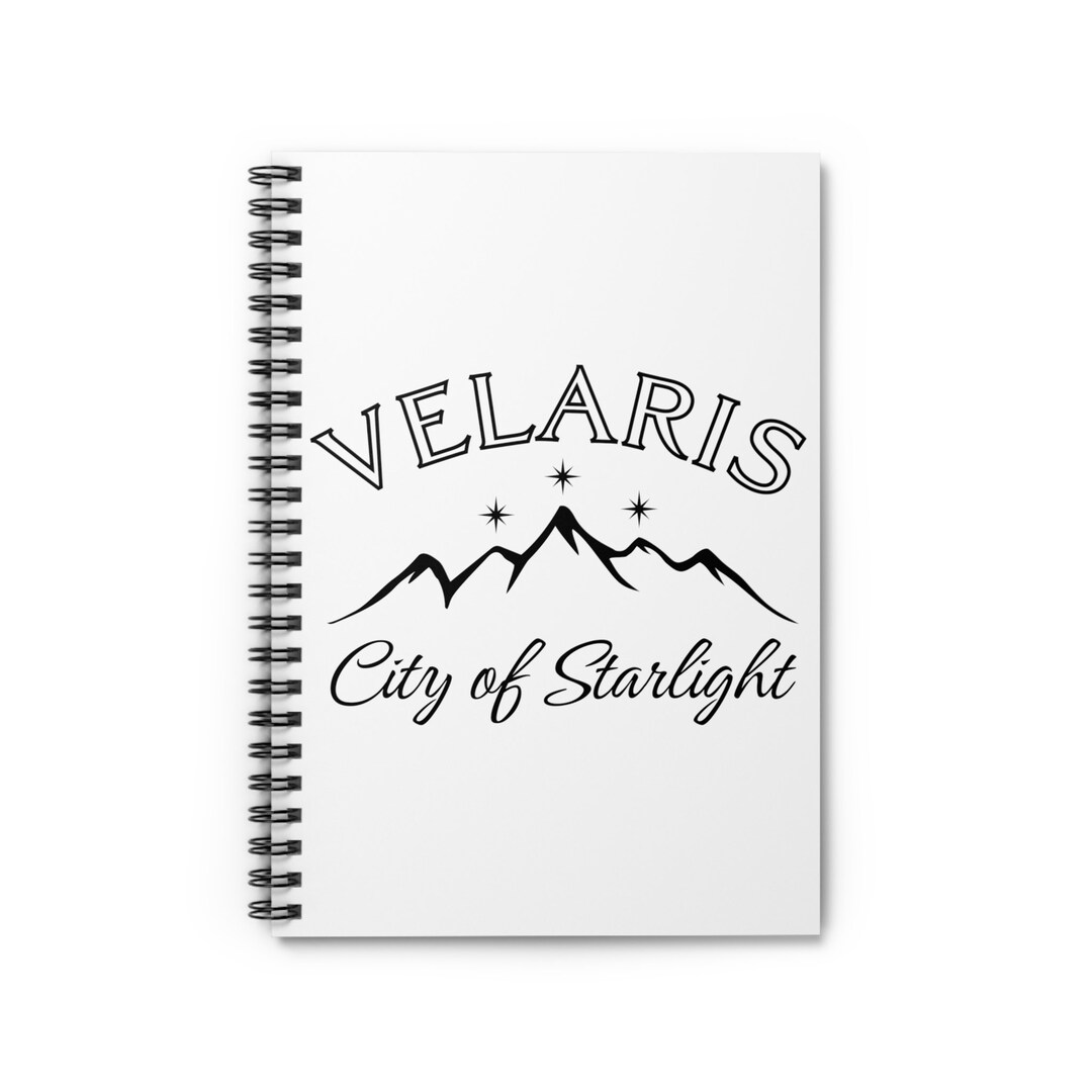 Velaris City ACOTAR Spiral Notebook Velaris Court of Dreams Journal the ...