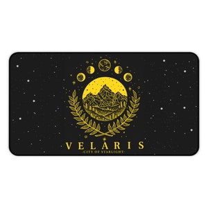 Velaris City ACOTAR Desk Mat Velaris Court of Dreams Desk Mat the Night ...