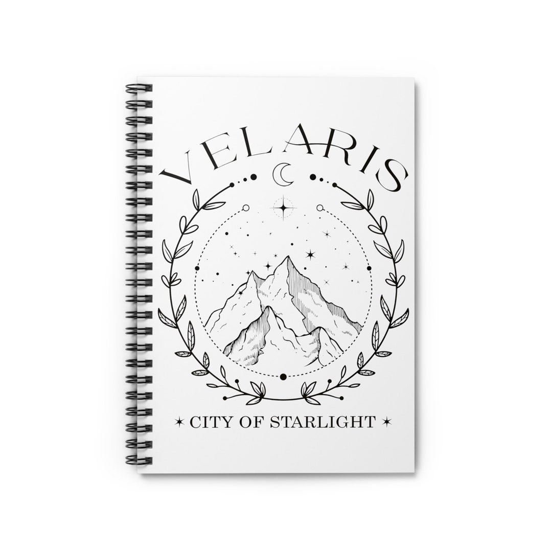 Velaris City ACOTAR Spiral Notebook Velaris Court of Dreams Journal the ...