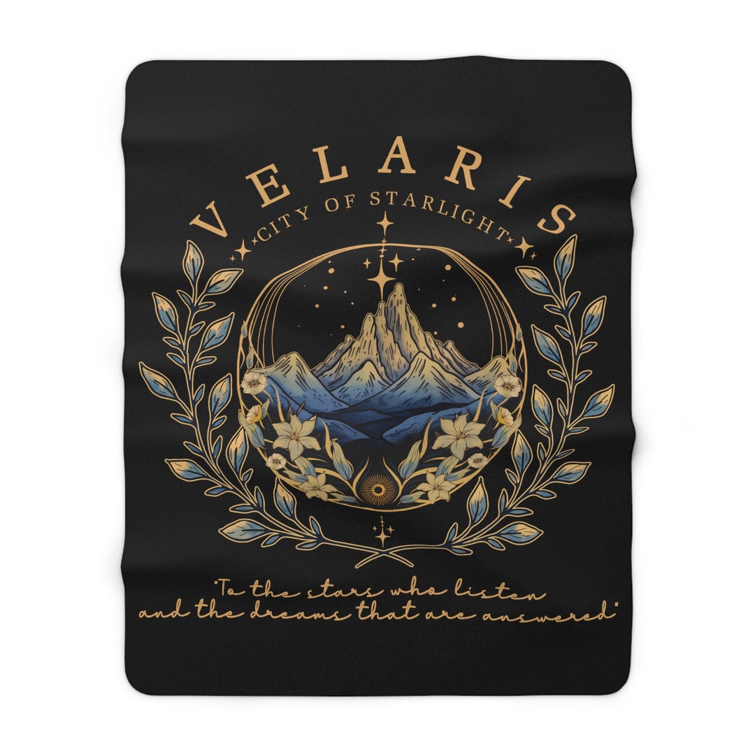 Velaris City ACOTAR Sherpa Fleece Blanket Velaris Court of Dreams ...