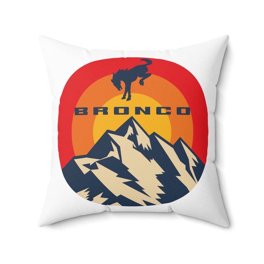 Ford Bronco Pillow Ford Bronco Throw Pillow Off-roading Pillow ...