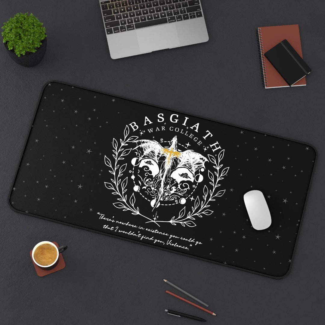 Fourth Wing Desk Mat the Empyrean Desk Mat Basgiath War College Desk ...