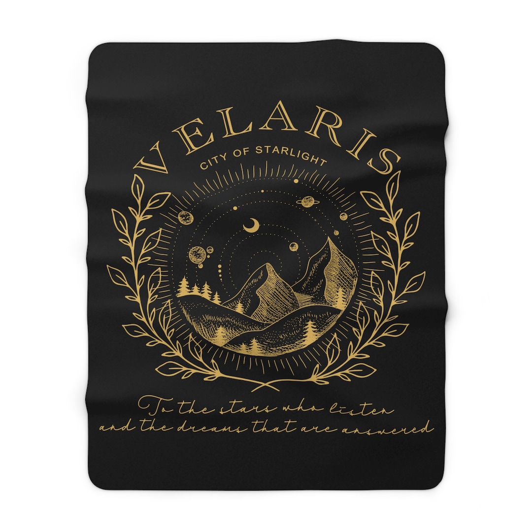Velaris City ACOTAR Sherpa Fleece Blanket Velaris Court of Dreams ...