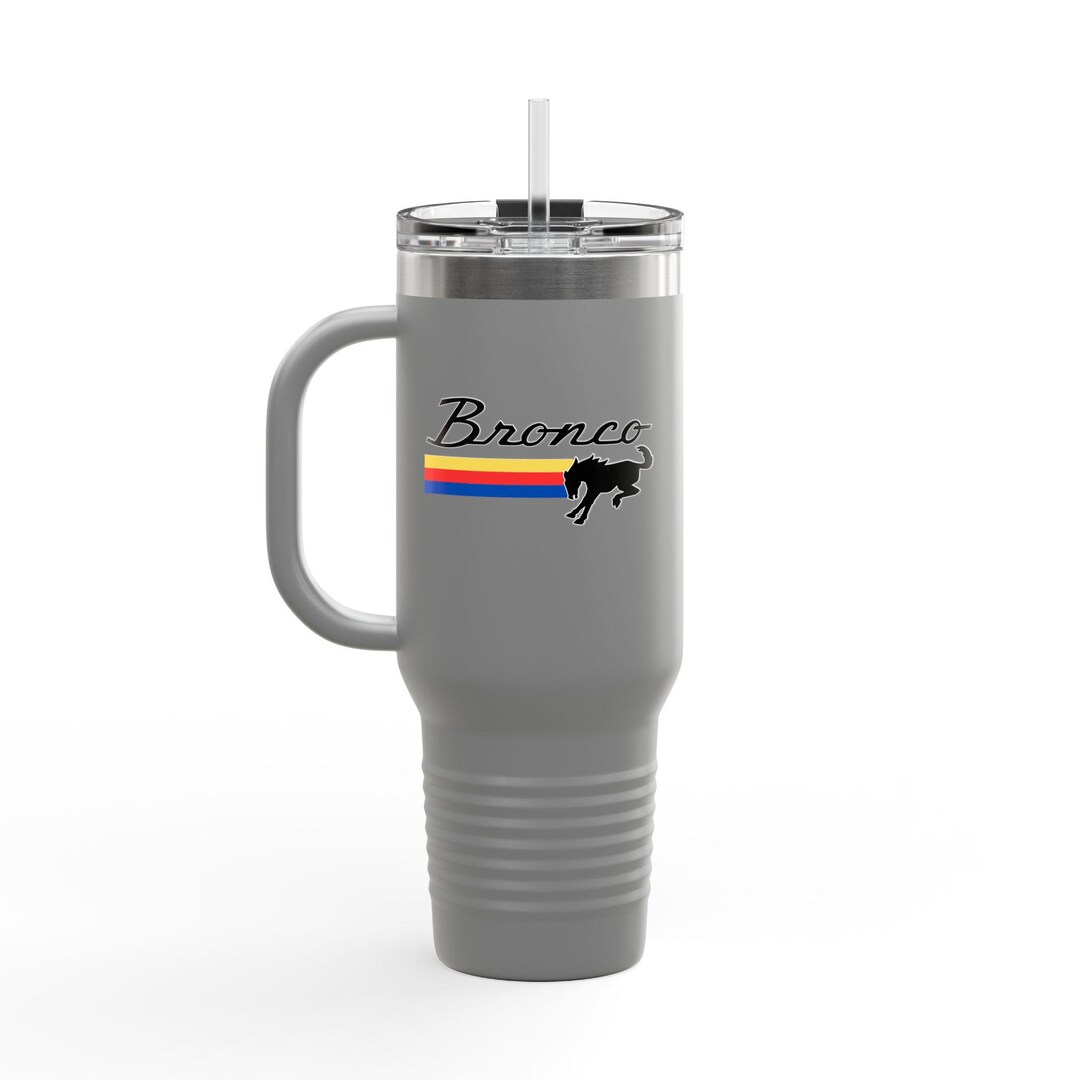 Ford Bronco Insulated Travel Mug 40oz Bronco Cup With Lid Straw Bronco ...