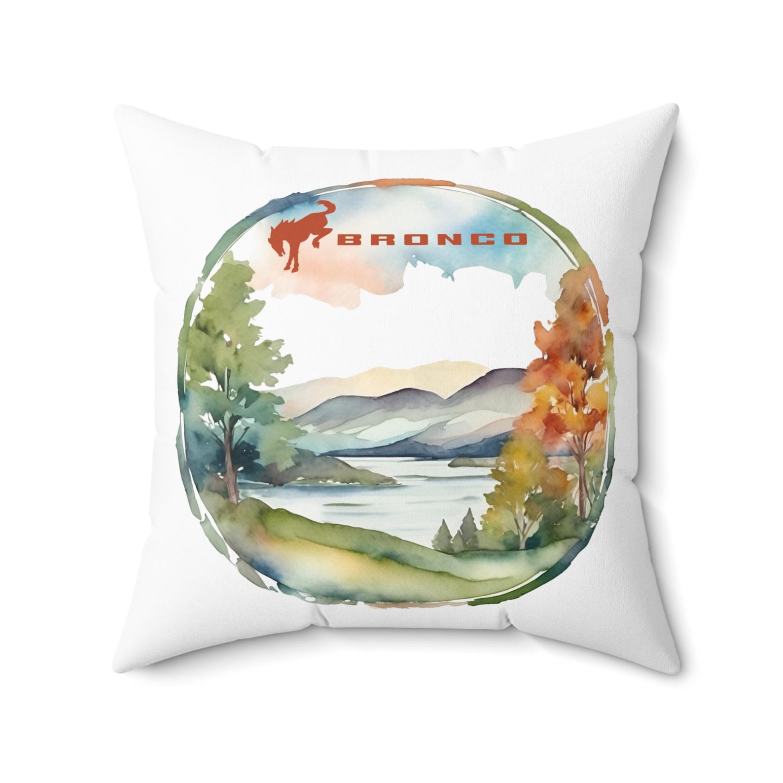 Ford Bronco Pillow Ford Bronco Throw Pillow Off-roading Pillow ...