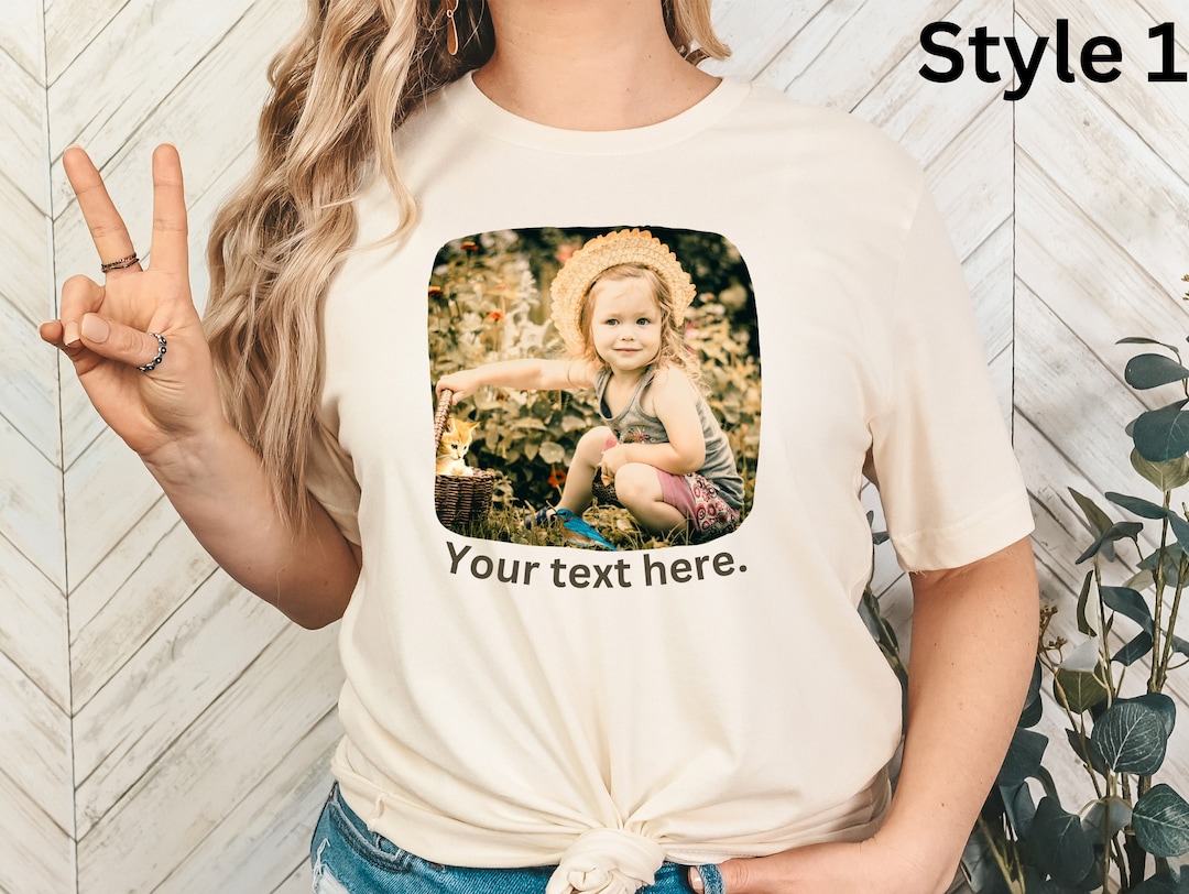 Custom Shirt Custom T-shirt Custom Photo Shirt Personalized Shirt ...