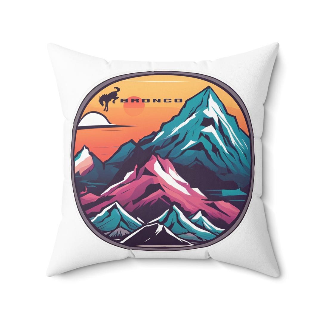 Ford Bronco Pillow Ford Bronco Throw Pillow Off-roading Pillow ...