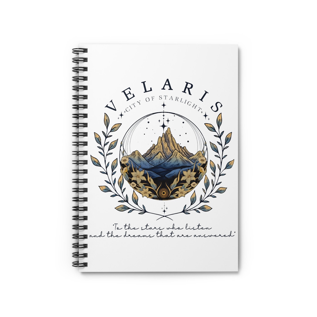 Velaris City ACOTAR Spiral Notebook Velaris Court of Dreams Journal the ...