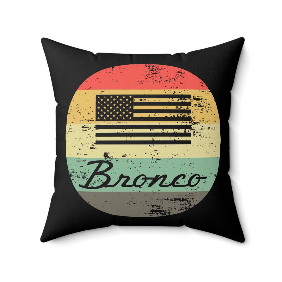 Ford Bronco Pillow Ford Bronco Throw Pillow Off-roading Pillow ...