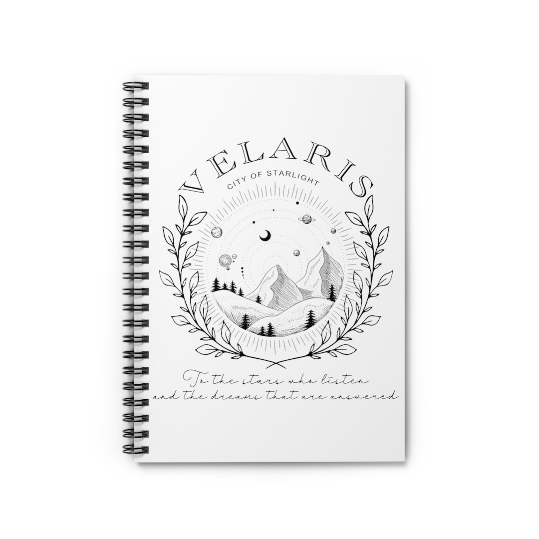 Velaris City ACOTAR Spiral Notebook Velaris Court of Dreams Journal the ...